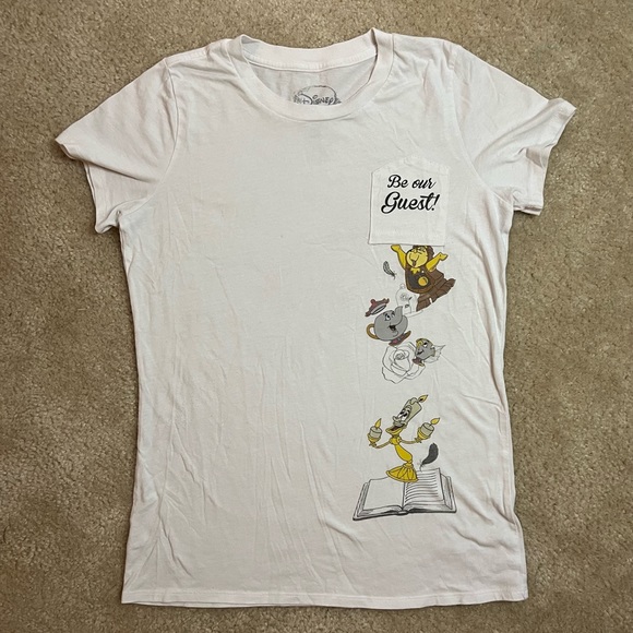 Disney | Tops | Disney Beauty And The Beast Be Our Guest Shirt | Poshmark